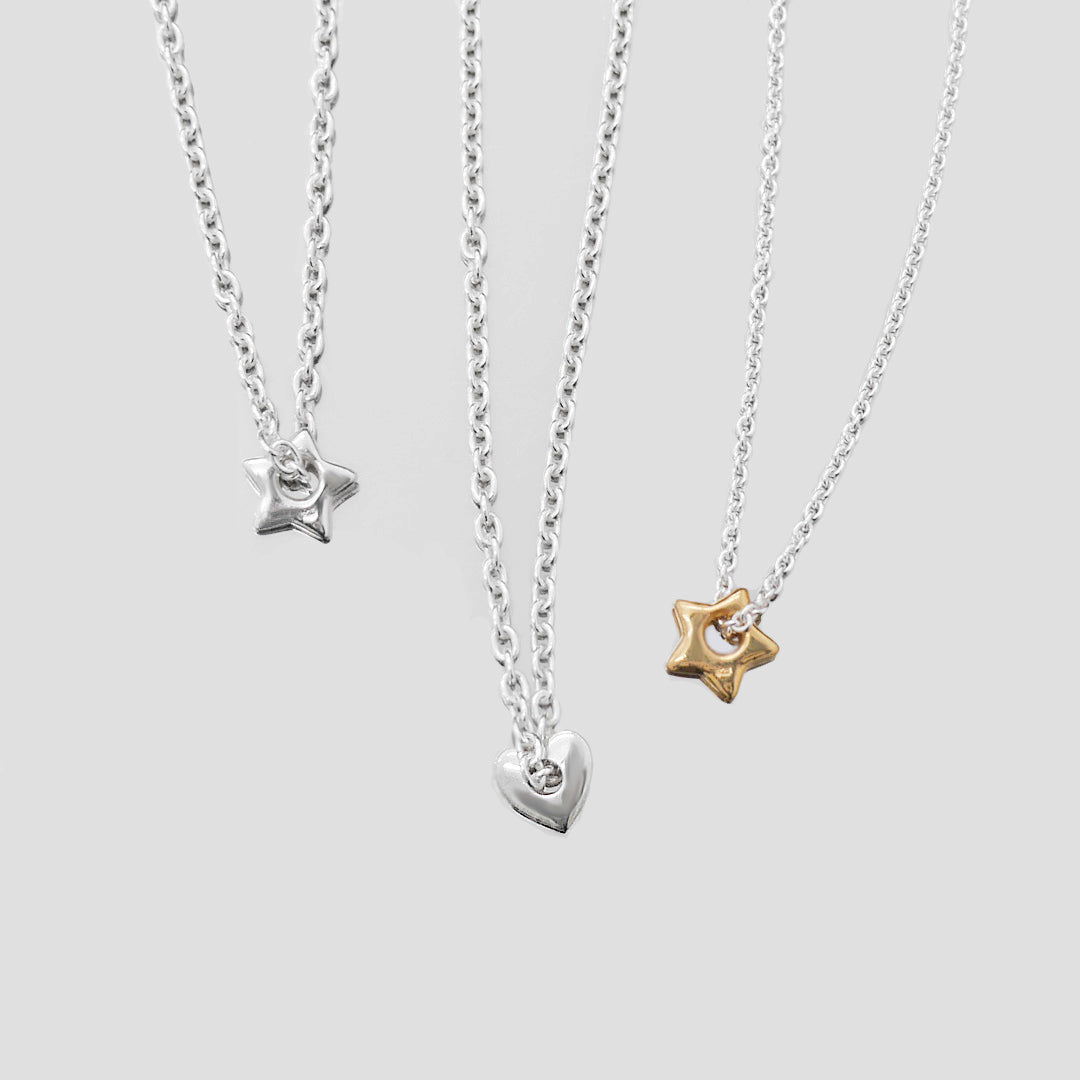 Puffy Star/Heart Necklace – Newend